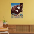 See America 1938 Vintage Travel Poster | Zazzle