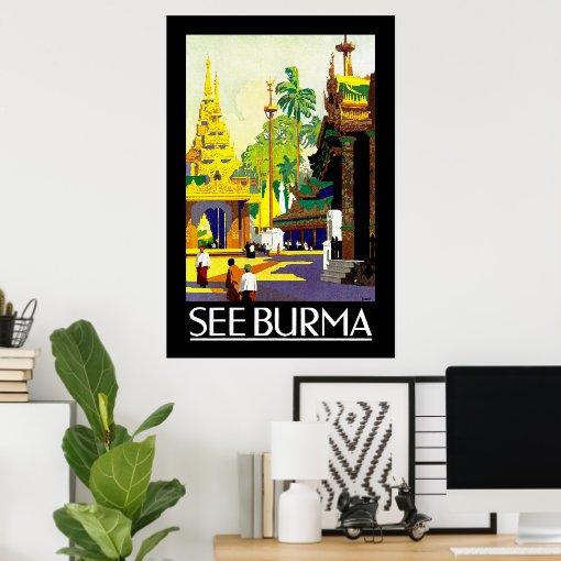 See Burma Poster | Zazzle