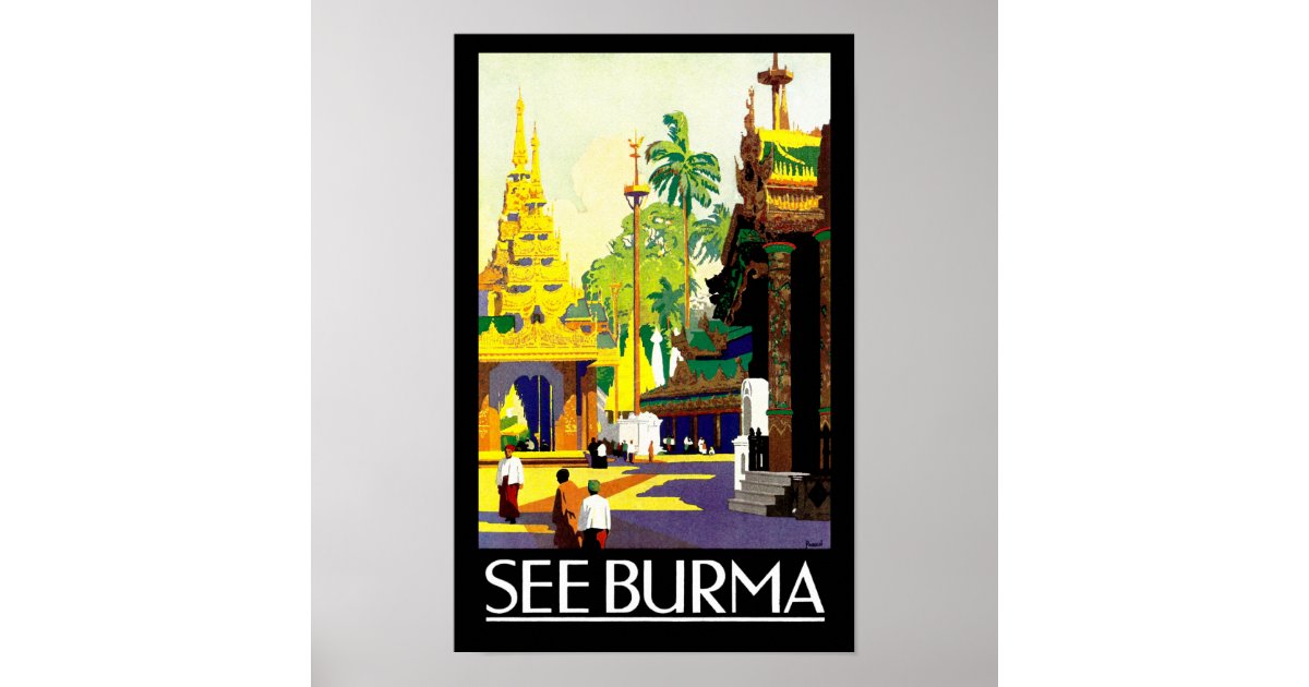 See Burma Poster | Zazzle