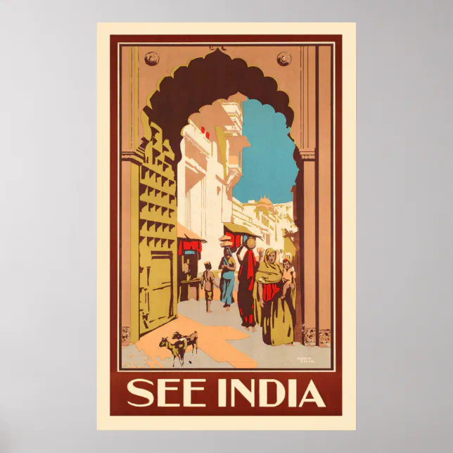 See India Poster | Zazzle