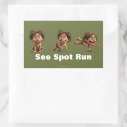 See Spot Run Rectangular Sticker | Zazzle