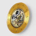 See-thru Watch Mechanism Large Clock | Zazzle