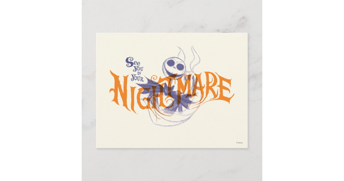 See You in Your Nightmare Postcard | Zazzle