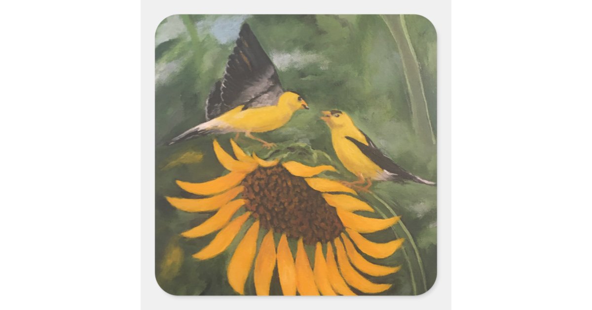 Seed offering square sticker | Zazzle