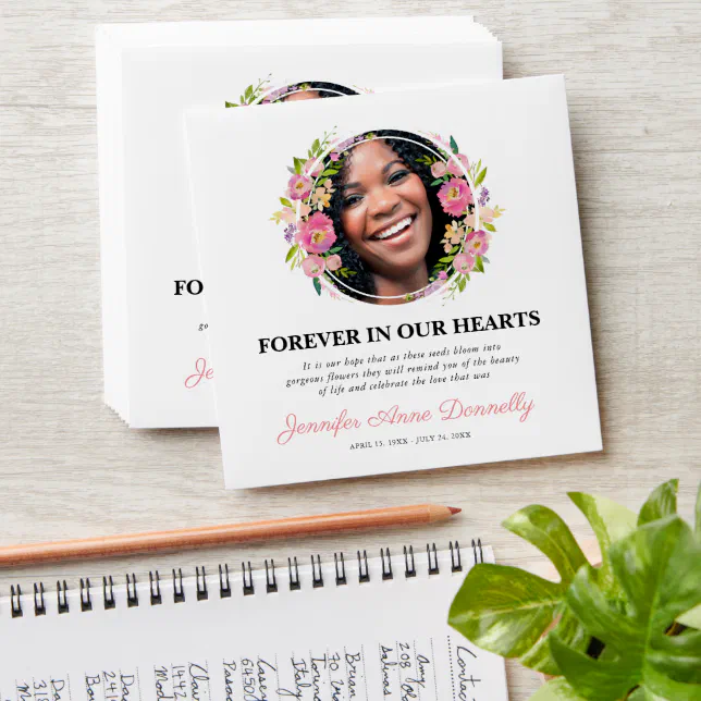 Seed Packet Funeral Favor Memorial Envelope | Zazzle