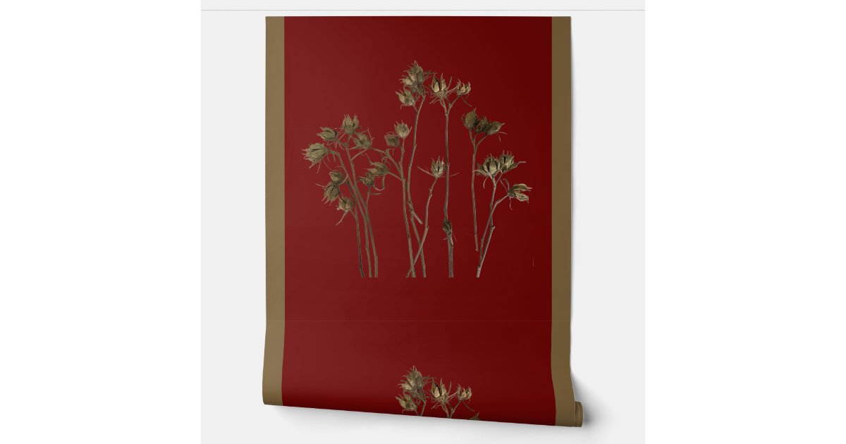 Seed Pods on a Wallpaper | Zazzle