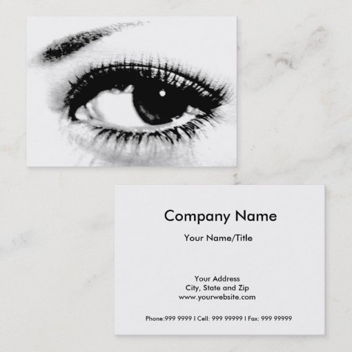 Seeing is Believing/Beautiful Eye Business Card | Zazzle
