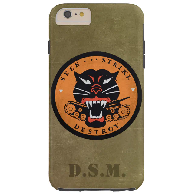 Seek Strike Destroy Tank Destroyer Emblem Case-Mate iPhone Case | Zazzle