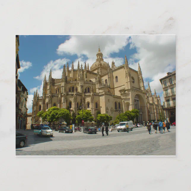 Segovia Cathedral- Spain Postcard | Zazzle