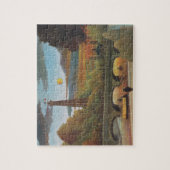 Seine and Eiffel Tower at Sunset by Henri Rousseau Jigsaw Puzzle | Zazzle