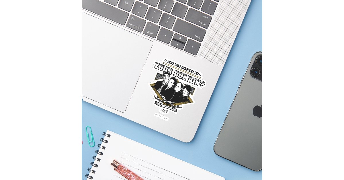 Seinfeld | Are You Master of Your Domain? Sticker | Zazzle