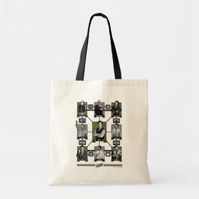 Seinfeld | Character Relationship Chart Tote Bag | Zazzle