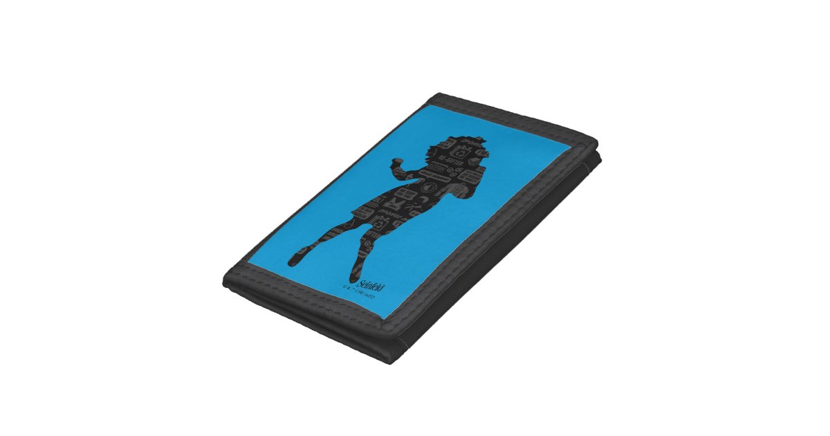 Seinfeld | Elaine Dance Silhouette Trifold Wallet | Zazzle