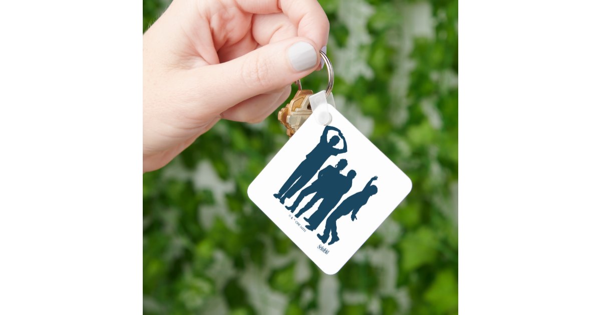 Seinfeld | Group Silhouette Graphic Keychain | Zazzle