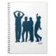 Seinfeld | Group Silhouette Graphic Notebook | Zazzle
