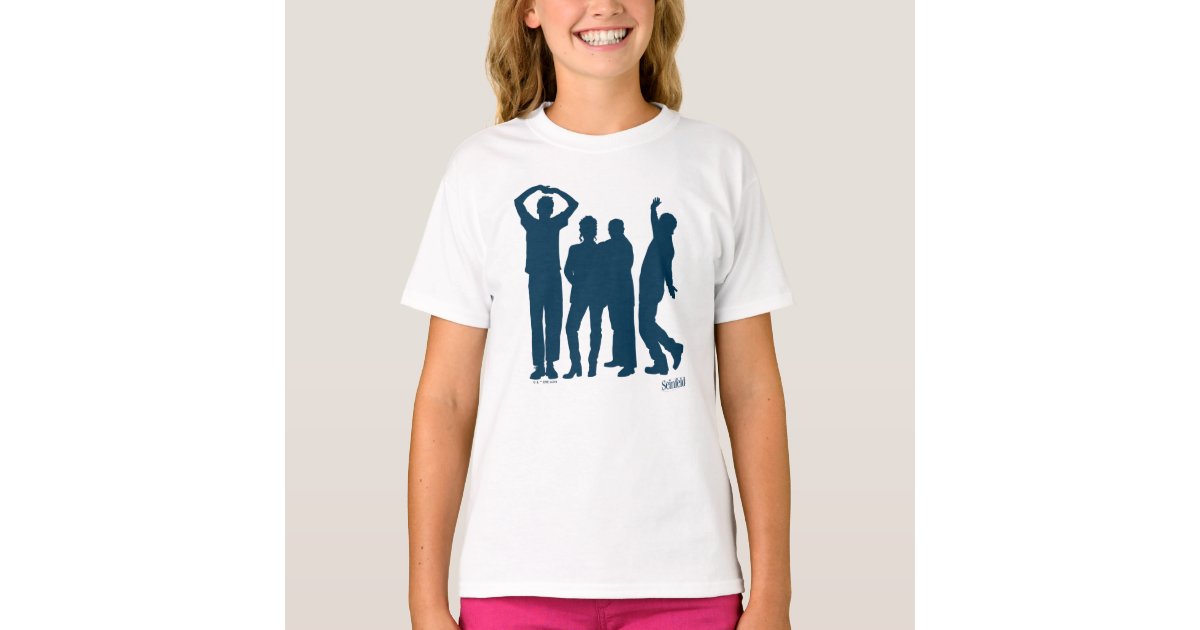Seinfeld | Group Silhouette Graphic T-Shirt | Zazzle