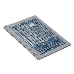 Seinfeld | Hot Spots of New York Map Notebook | Zazzle