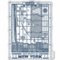 Seinfeld | Hot Spots of New York Map Sticker | Zazzle