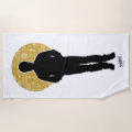 Seinfeld | Jerry Seinfeld Silhouette Beach Towel | Zazzle