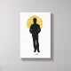 Seinfeld | Jerry Seinfeld Silhouette Canvas Print | Zazzle