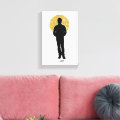 Seinfeld | Jerry Seinfeld Silhouette Canvas Print | Zazzle