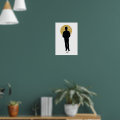 Seinfeld | Jerry Seinfeld Silhouette Poster | Zazzle