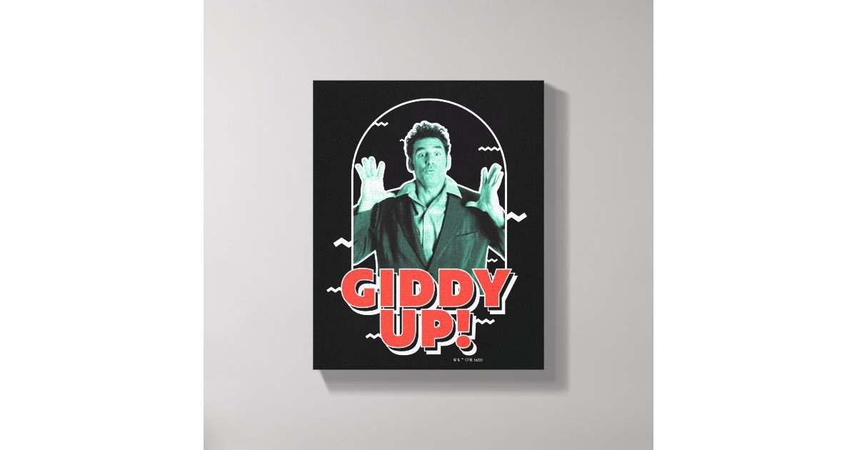 Seinfeld | Kramer - Giddy Up! Canvas Print | Zazzle