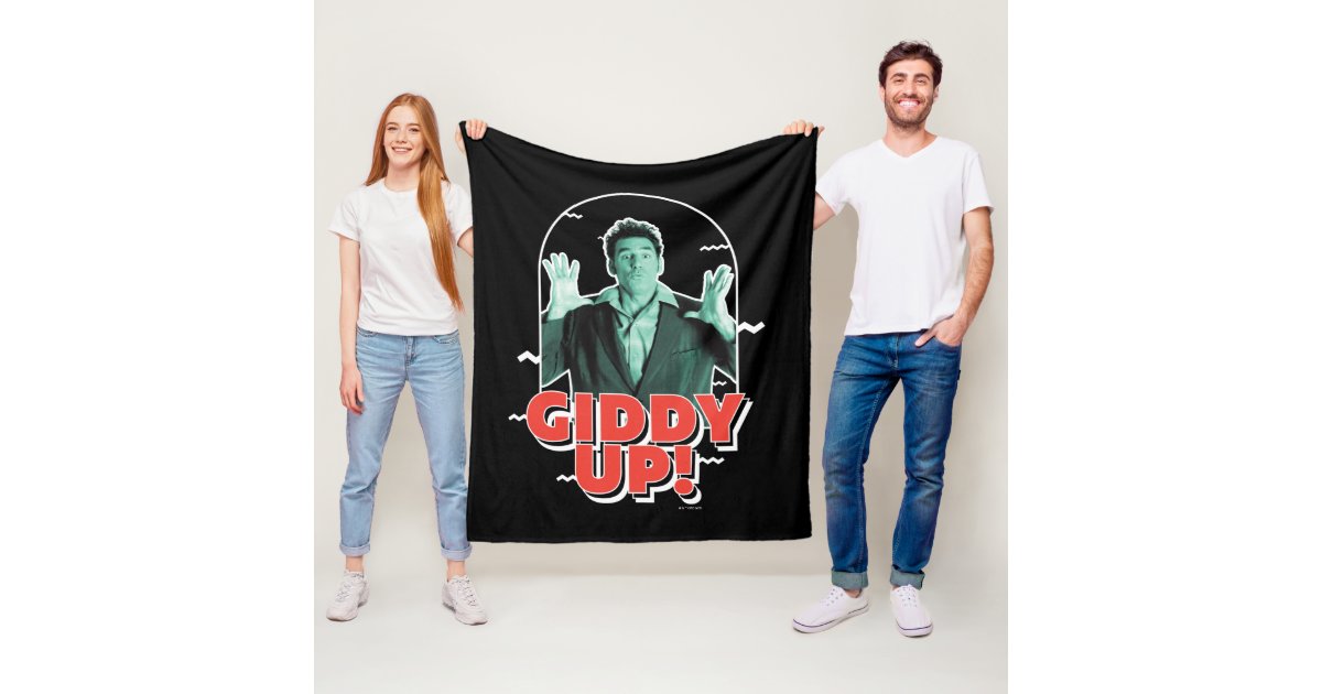 Seinfeld | Kramer - Giddy Up! Fleece Blanket | Zazzle