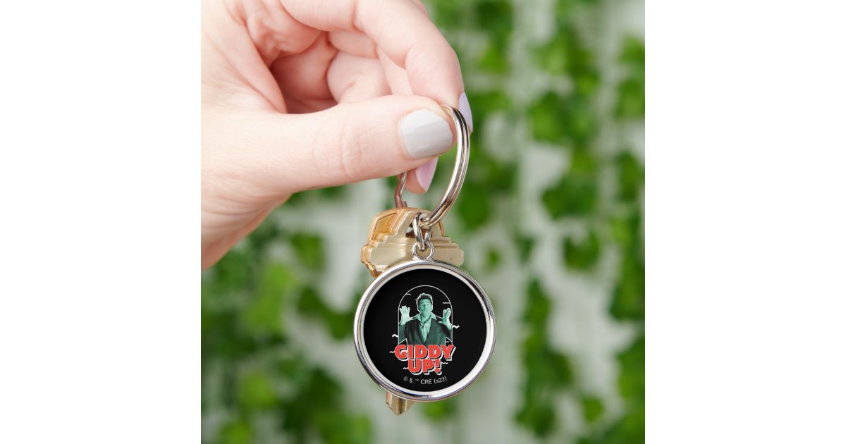 Seinfeld | Kramer - Giddy Up! Keychain | Zazzle
