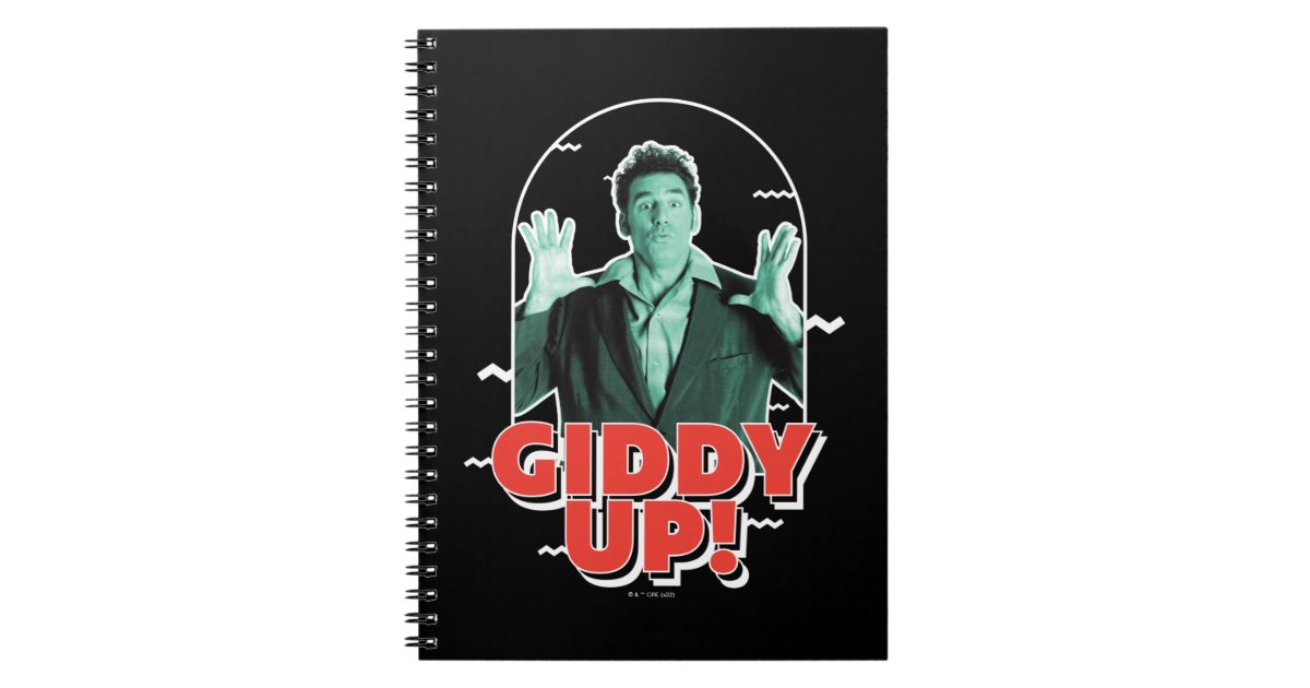 Seinfeld | Kramer - Giddy Up! Notebook | Zazzle