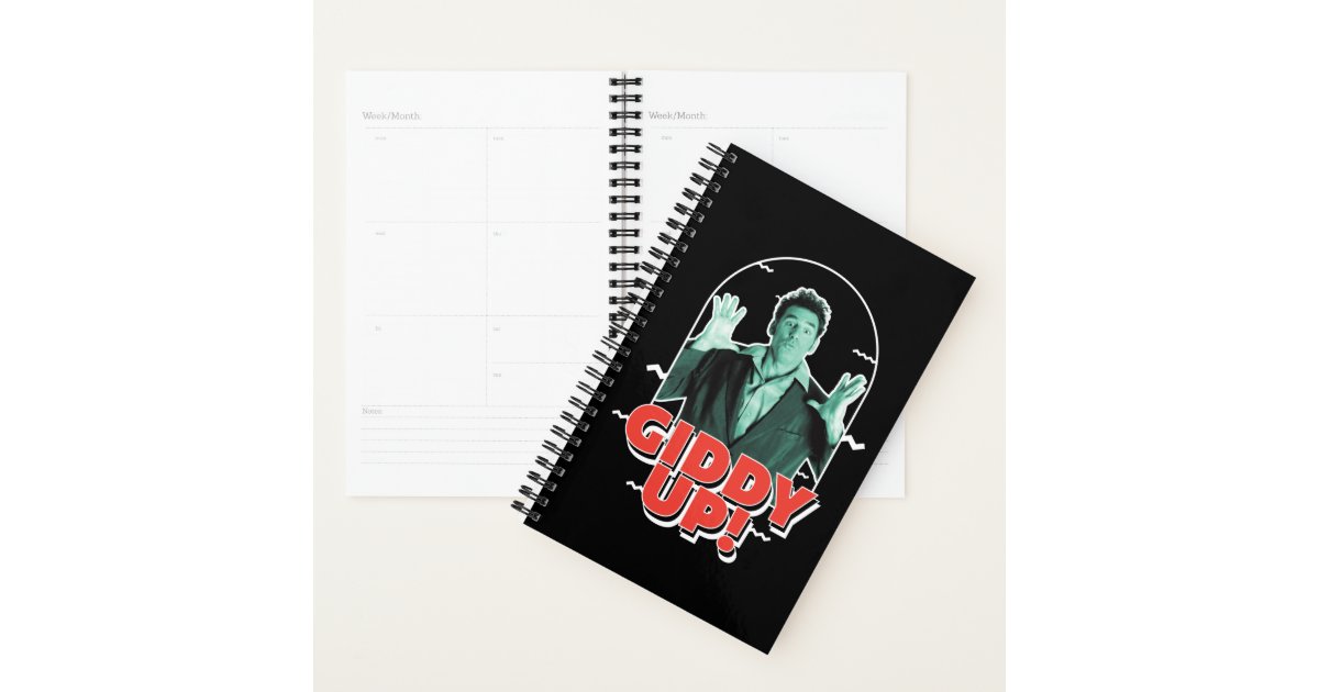 Seinfeld | Kramer - Giddy Up! Planner | Zazzle