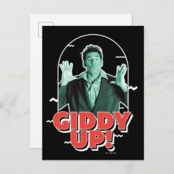 Seinfeld | Kramer - Giddy Up! Postcard | Zazzle