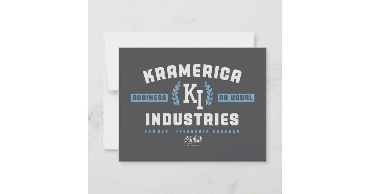 Seinfeld | Kramerica Industries Note Card | Zazzle