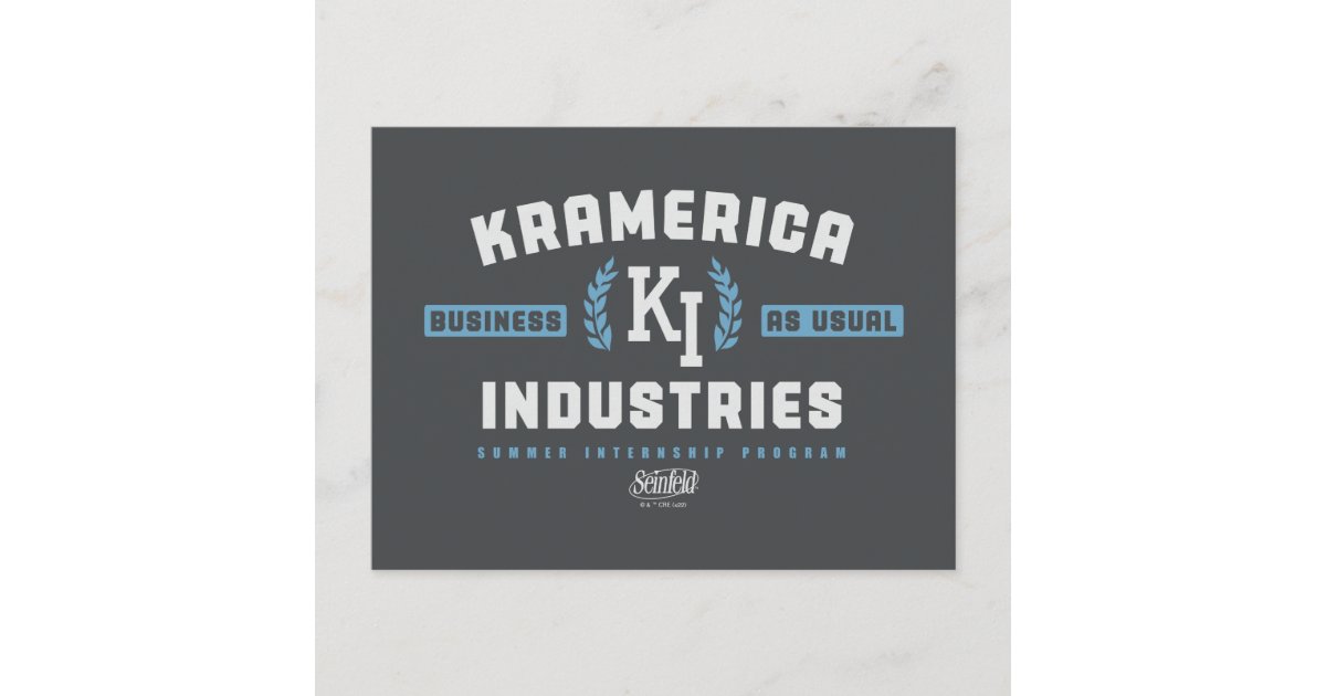 Seinfeld | Kramerica Industries Postcard | Zazzle
