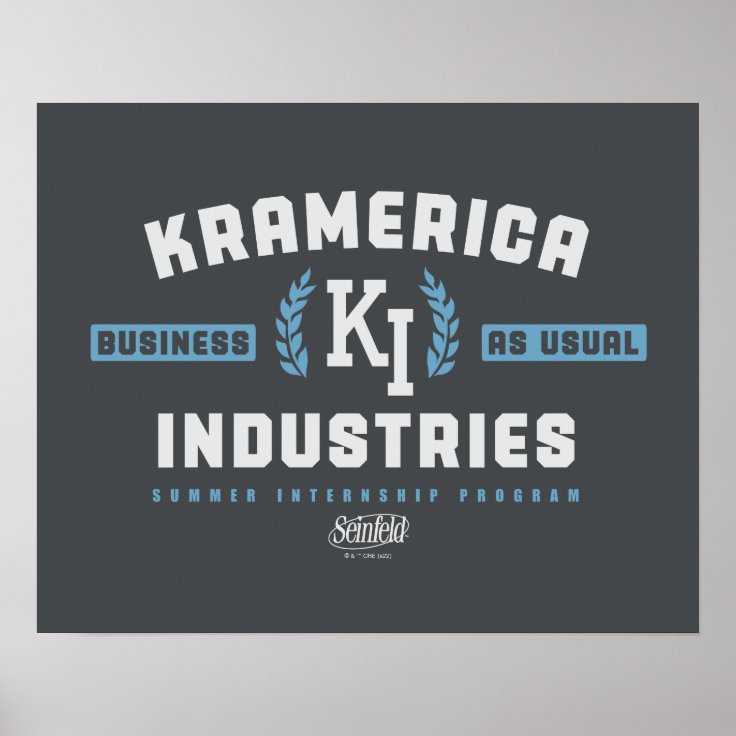 Seinfeld | Kramerica Industries Poster | Zazzle