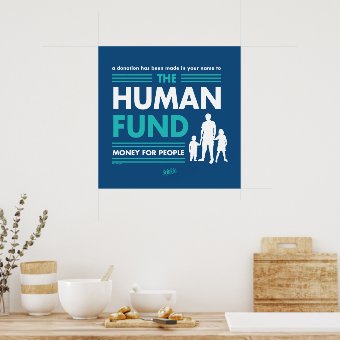 Seinfeld | The Human Fund Poster | Zazzle