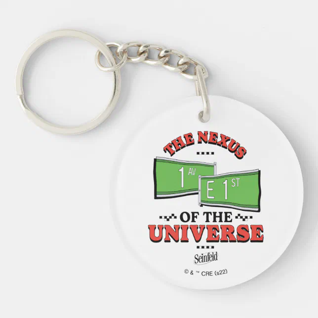 Seinfeld | The Nexus of the Universe Keychain | Zazzle