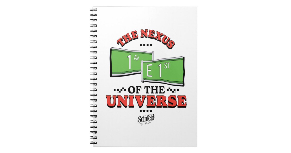 Seinfeld | The Nexus of the Universe Notebook | Zazzle