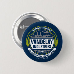 Seinfeld | Vandelay Industries Logo Button | Zazzle