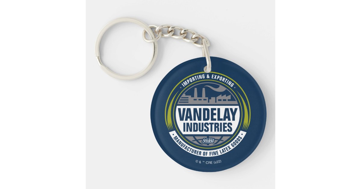 Seinfeld | Vandelay Industries Logo Keychain | Zazzle