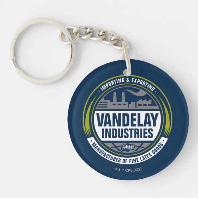 Seinfeld | Vandelay Industries Logo Keychain | Zazzle