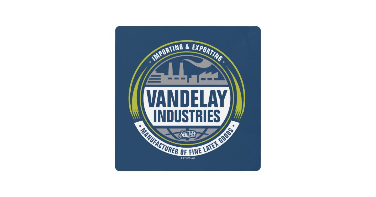Seinfeld | Vandelay Industries Logo Metal Print | Zazzle