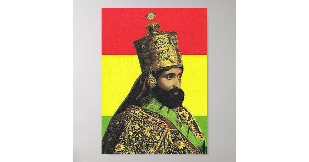 selassie poster | Zazzle