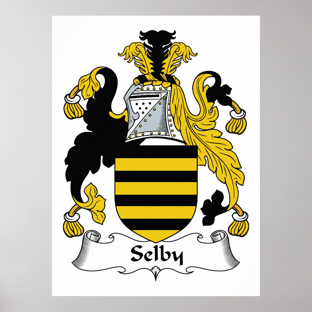 Selby Family Crest Poster | Zazzle