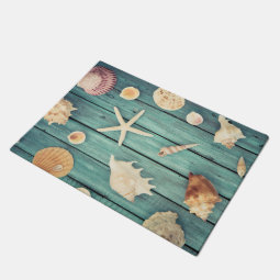 Selection Of Seashells Doormat | Zazzle