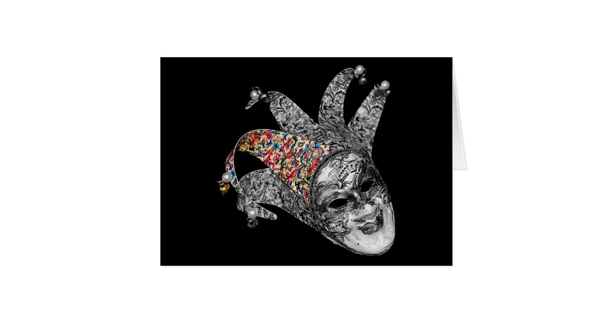 Selective Jester card | Zazzle
