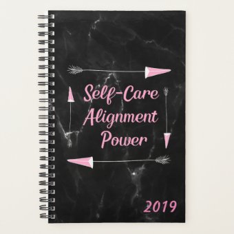 Self care alignment power self help mantras planner | Zazzle