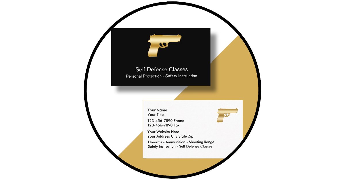 Self Defense Business Cards | Zazzle