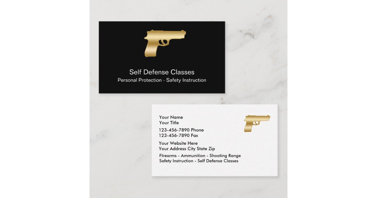 Self Defense Business Cards | Zazzle