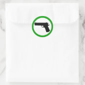 Self-Defense Zone sticker | Zazzle